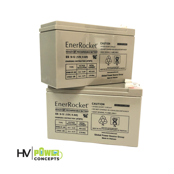 EnerRocket (Rocket Battery) VRLA Battery 12v9ah Sealed Lead Acid ...