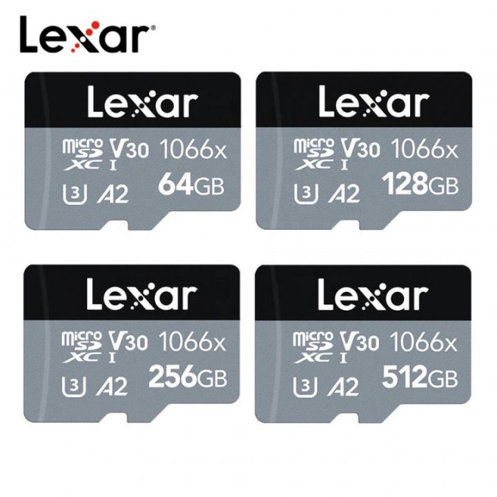 NEW Lexar Memory Card A2 160m/s High Speed U3 64GB 128GB 256GB 512GB ...
