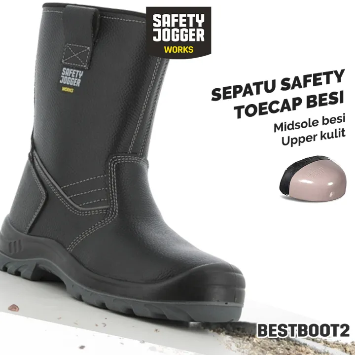 Sepatu Safety Jogger Bestboot2 Sepatu Safety Boot Pekerja Proyek Steel ...