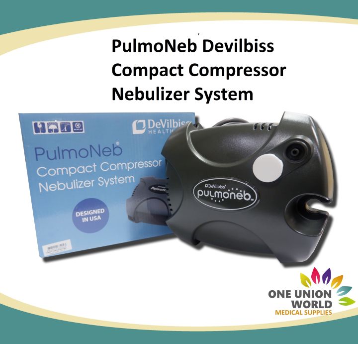 PulmoNeb DeVilbiss Compact Compressor Nebulizer System Pulmo Neb ...