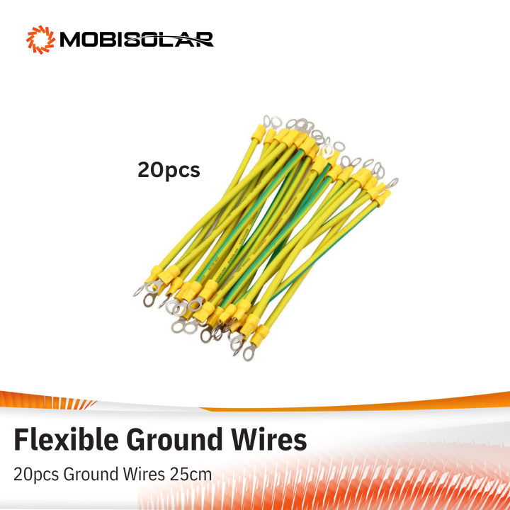 Solar Panel 20pcs Flexible Ground Wires 25cm | Lazada PH