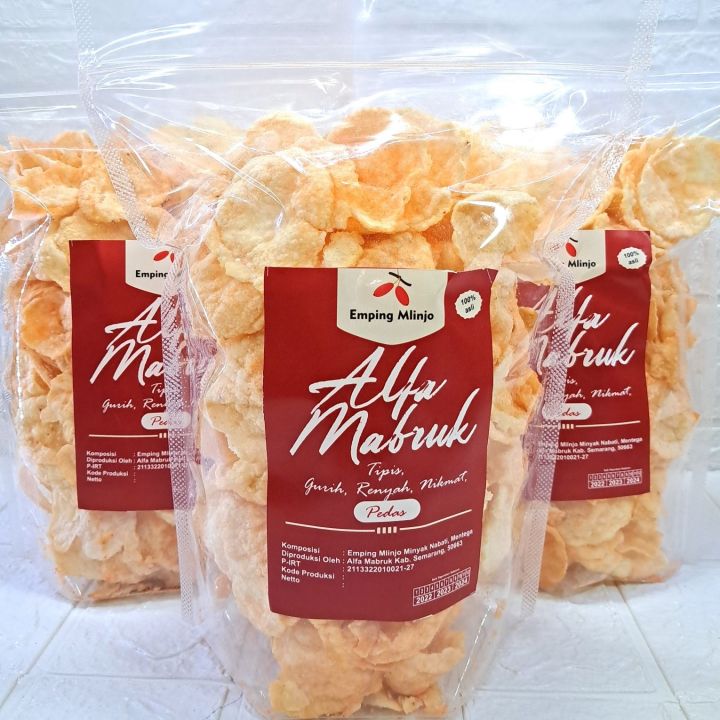 Emping melinjo Pedas Balado Enak Gurih Renyah - 500 gram | Lazada Indonesia