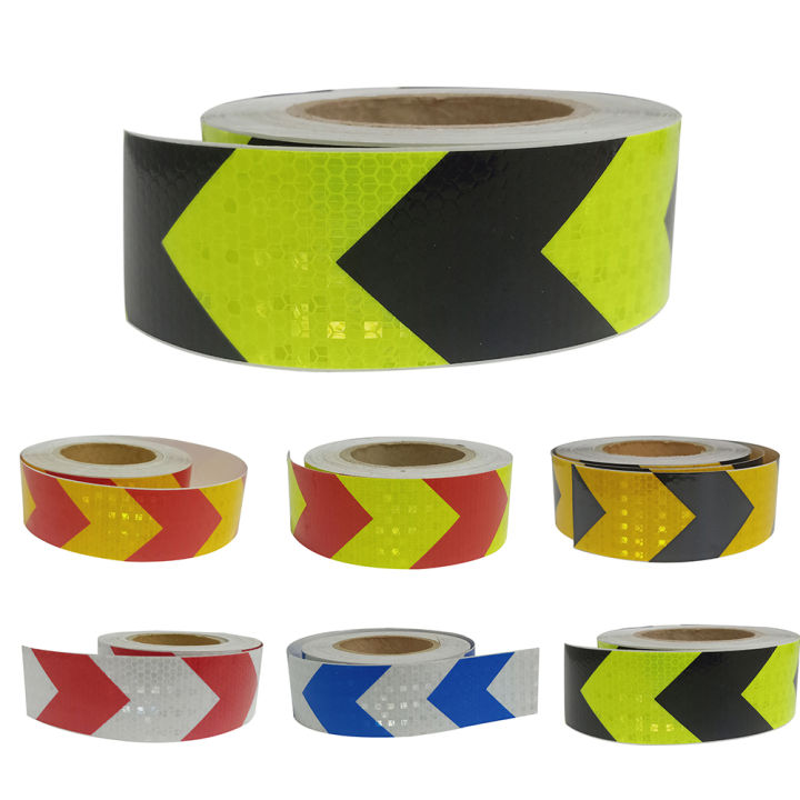 5cm*300cm Car Arrow Reflective Tape Decoration Stickers Car Warning ...