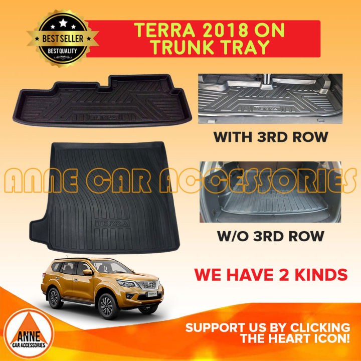 Car Trunk Tray for Nissan Terra 2018-2021 Model 5 Seater/7 Seater Cargo ...
