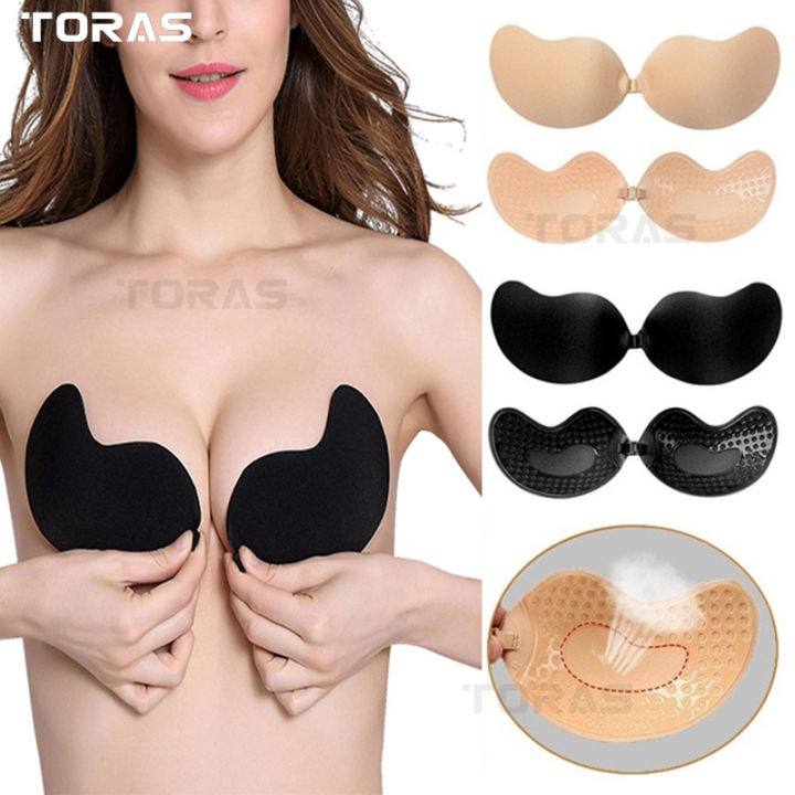 Toras Magic Push Up Bra Cleavage Strapless NuBra Bralette Strapless Bras Silicon Underwear Set ...