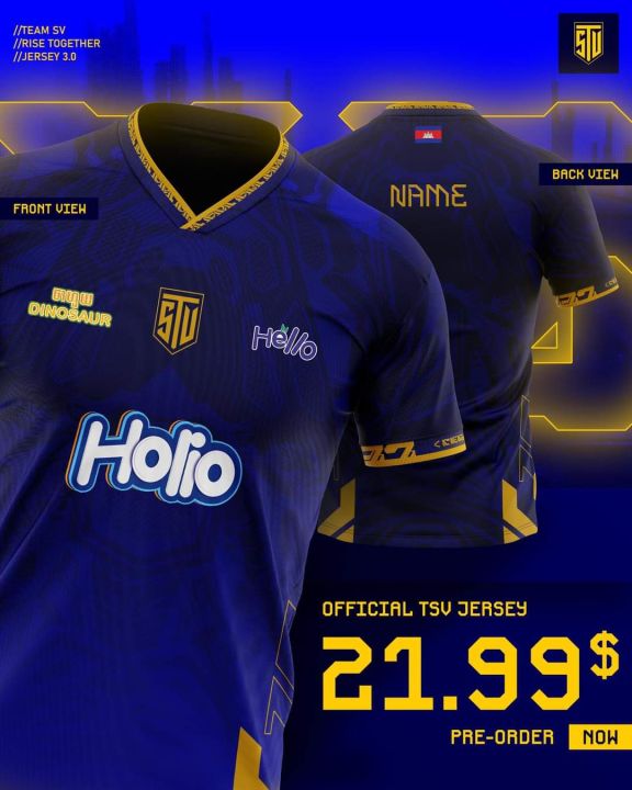 TEAM Esports jerseys MPL jersey t | Lazada.co.th