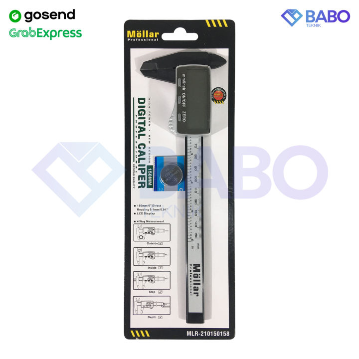 ORIGINAL SIGMAT DIGITAL 6" LCD BESAR SKETMAT DIJITAL JANGKA SORONG 6 ...