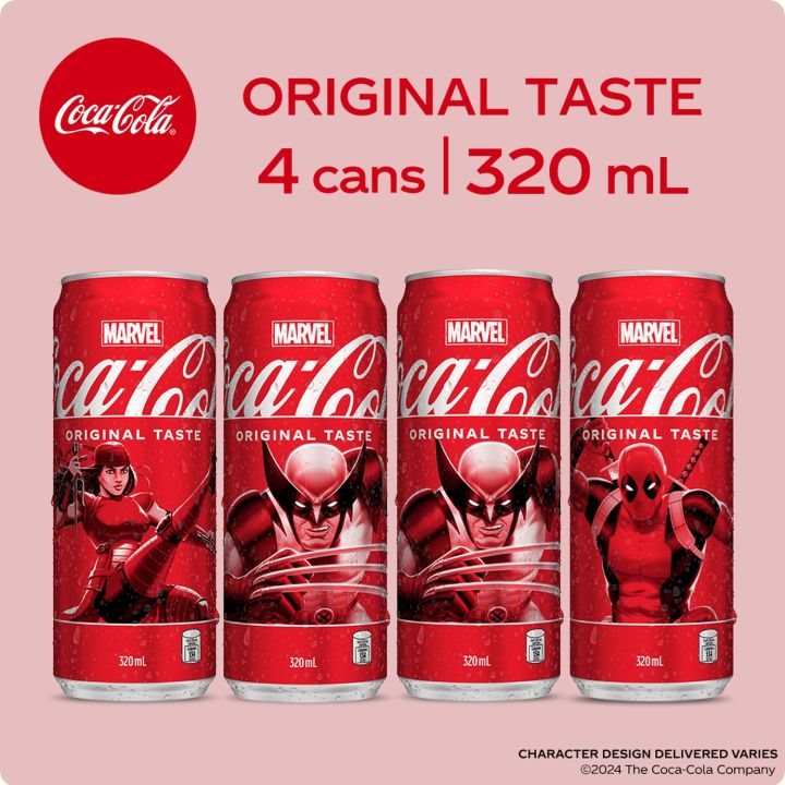 Coca-Cola Original Taste 320mL - Pack of 4 | Lazada PH