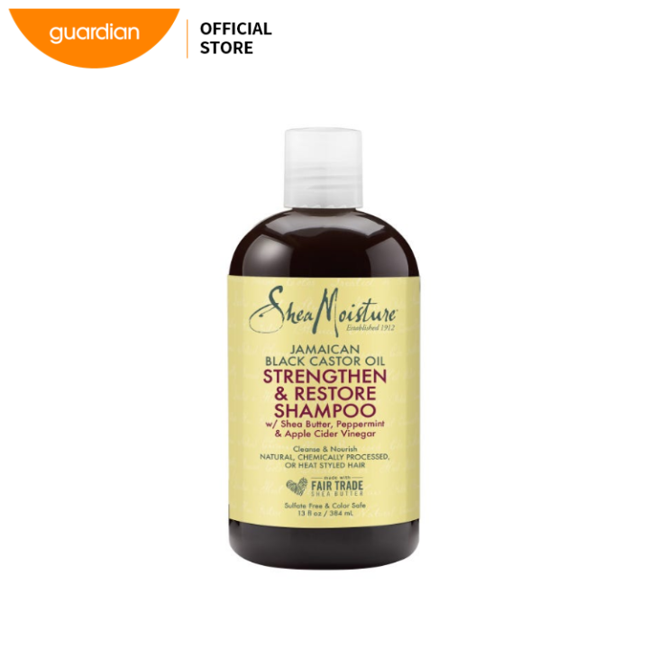 Shea Moisture Jamaican Black Castor Oil Strengthen And Restore Shampoo 2579