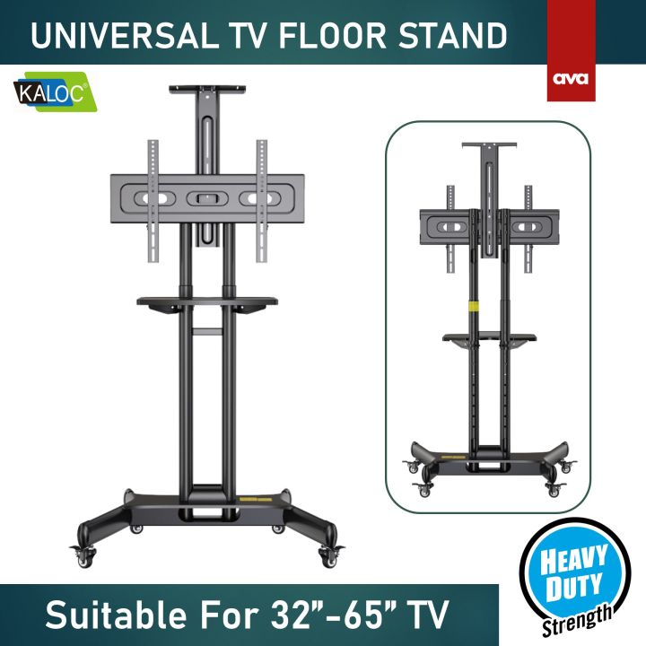 **Hight Quality**KALOC TV Floor Stand Bracket Mounted Trolley TV Stand With Wheels Mobile TV ...
