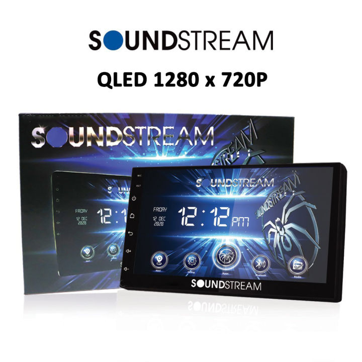 SOUNDSTREAM QLED AHD DSP 48 Band Android player 9 / 10 INCH IPS 2.5D ...