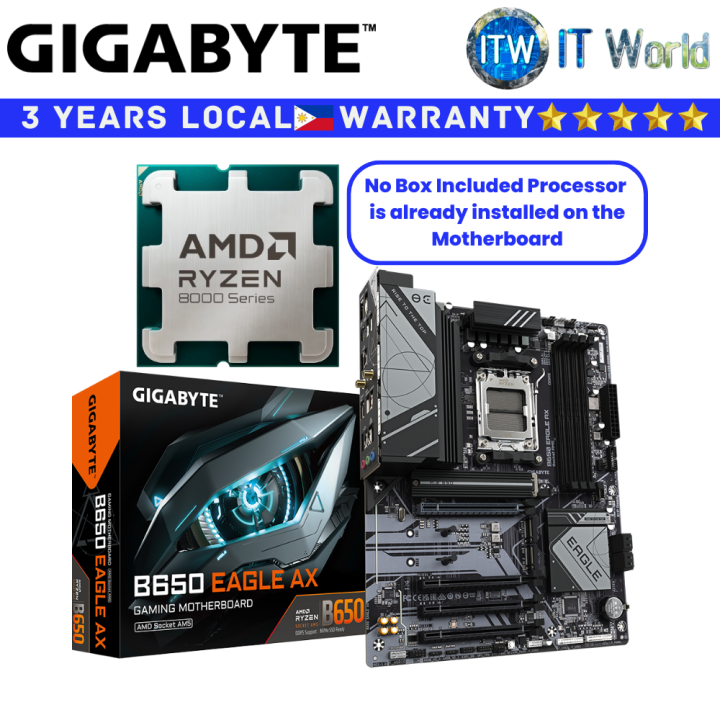 Itw | Gigabyte Bundle Ryzen Motherboard AMD 7 8700F Tray Type Processor ... Itw | Gigabyte Bundle Ryzen Motherboard AMD 7 8700F Tray Type Processor ...