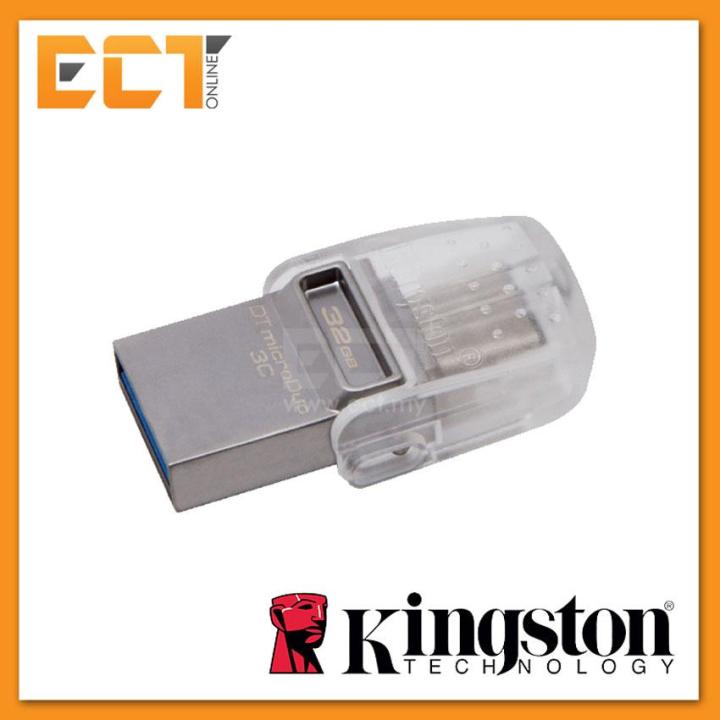 Kingston DataTraveler MicroDuo 3C Type C Flash Drive 32GB/64GB/128GB | Lazada