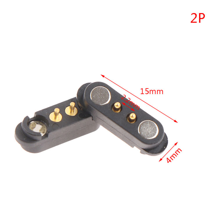 438178 Zxc 1pair Magnetic Pogo Pin Connector 2p 3p 4p Pogopin 25mm Male Female Spring Loaded Dc