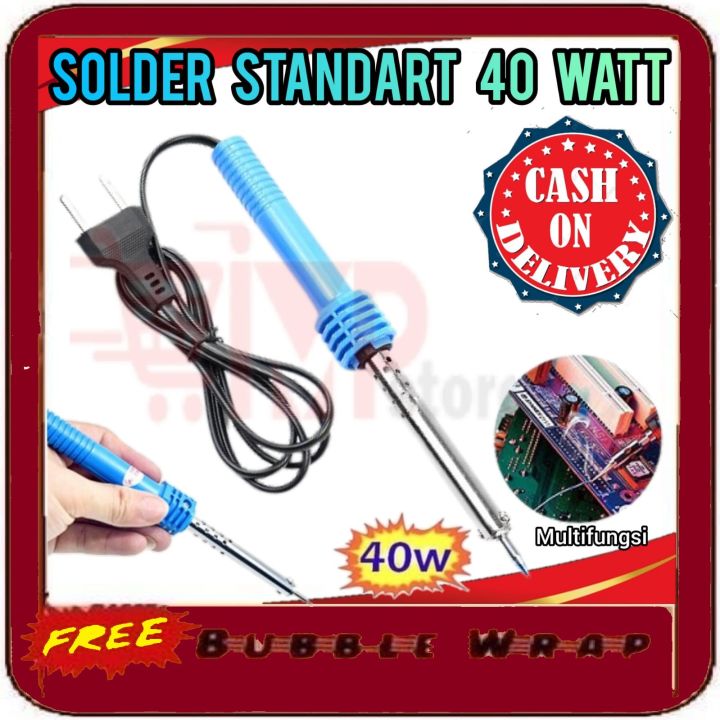 ALAT SOLDER SOLDERING ALAT PATRI LISTRIK TIMAH 40W CEPAT PANAS NYAMAN ...