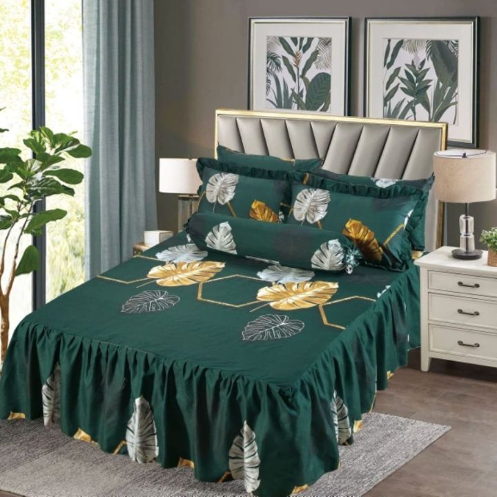 KING AND QUEEN cadar ropol 6in1 Lace cadar ropol kain tebal 46cm Tinggi ...