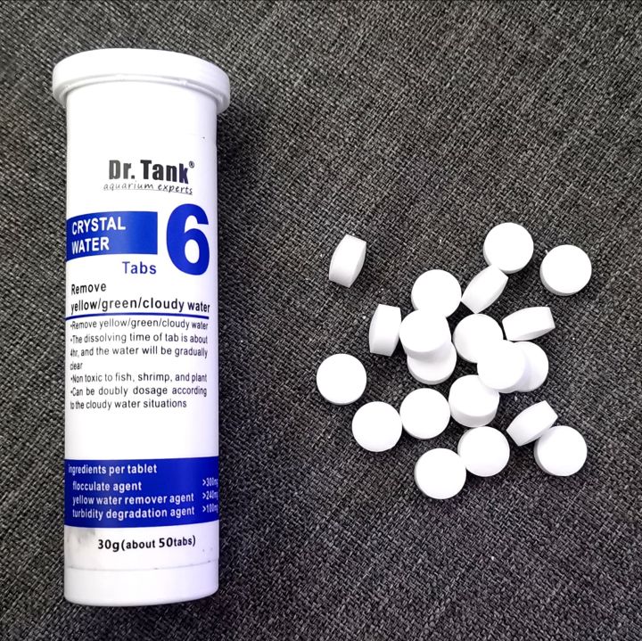 Dr. Tank Aquarium Expert No.6 Crystal Water Tab | Lazada PH