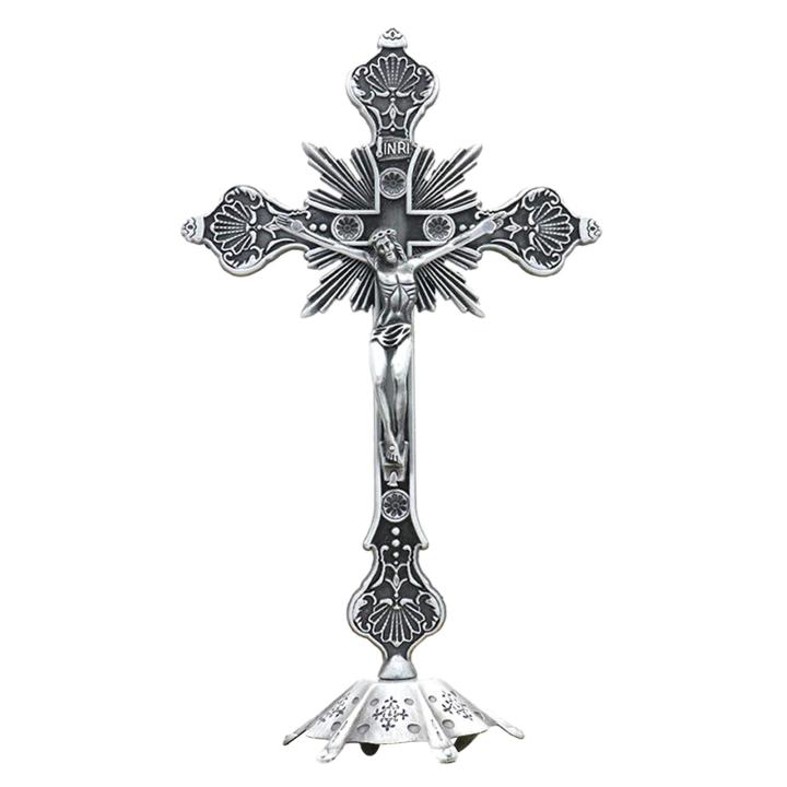 Aayang Table Cross Standing Crucifix Collection Jesus Cross Statue, Catholic Jesus Crucifix ...