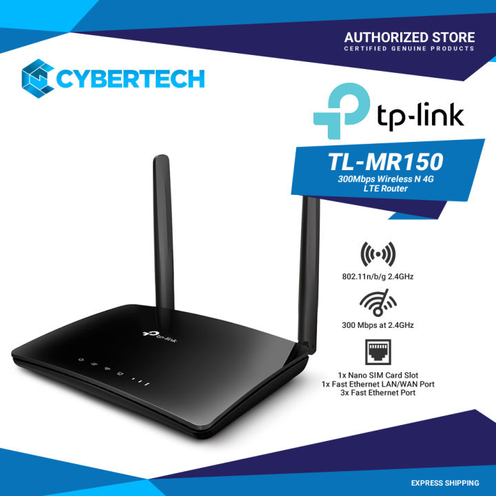 Tp-Link TL-MR150 300Mbps Wireless N 4G LTE Router | Lazada PH