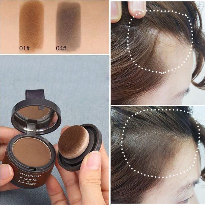 New 4 Color Hair Fluffy Powder Instantly Black Root Cover Up Natural ...