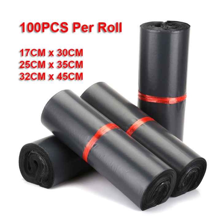 100PCS Extra Thick Courier Bag Parcel Bag Shipping Bag Plastic Flyers ...