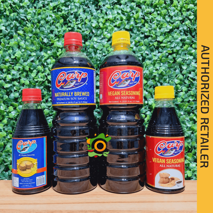 Carp Vegan Seasoning & Premium Soy Sauce 350ml | Lazada PH