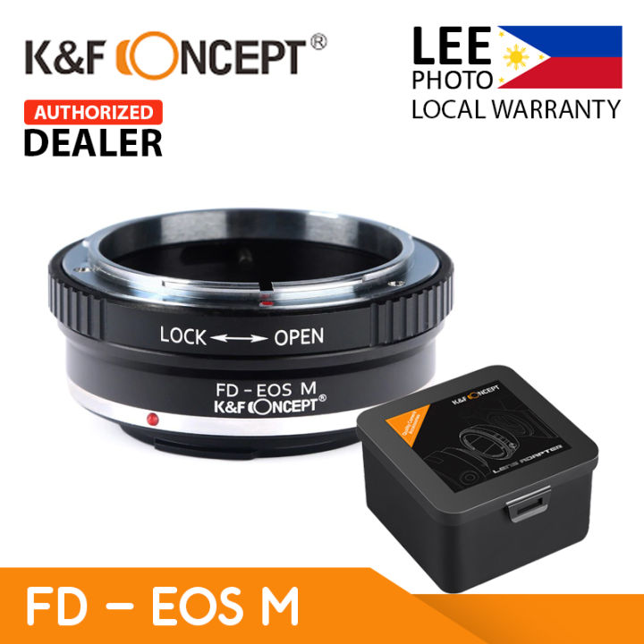 K&F Concept FD-EOS M Canon FD Lenses to Canon EOS M Camera Mount Adapter (Lee Photo) | Lazada PH