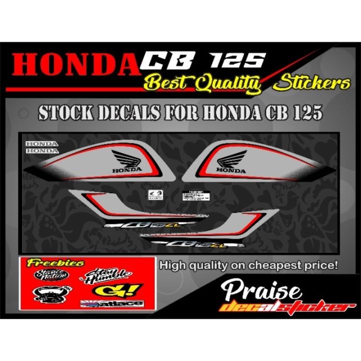【COD】 Honda CB 125 stock decals | Lazada PH