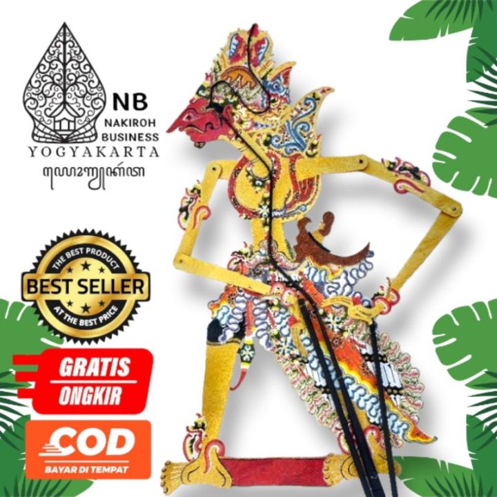 Wayang Kulit Asli Bolodewo Keris Ukuran 60cm Standar Dalang | Lazada ...