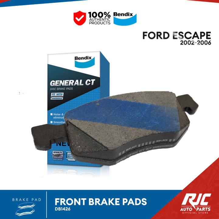 BENDIX BRAKE PAD FORD ESCAPE FRONT 2002-2006 DB1426 Escape 1set | Lazada PH
