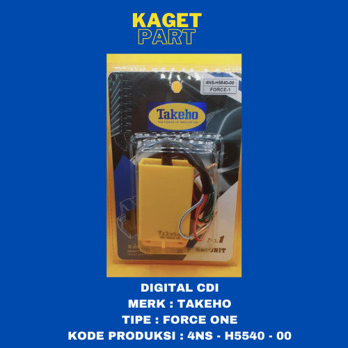 DIGITAL CDI MERK TAKEHO TIPE FORCE ONE ( 4NS - H5540 - 00 ) | Lazada ...