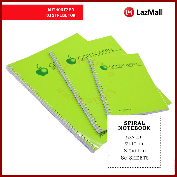1 Piece Spiral Notebook Side Spring type 80 Sheets | Lazada PH