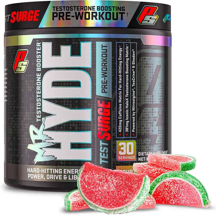 ProSupps Mr. Hyde Test Surge Pre Workout for Men and Women High Stim ...