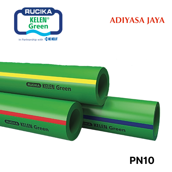 Pipa PPR PN 10 (Rucika Kelen Green) / Pipa Air Panas PPR | Lazada Indonesia