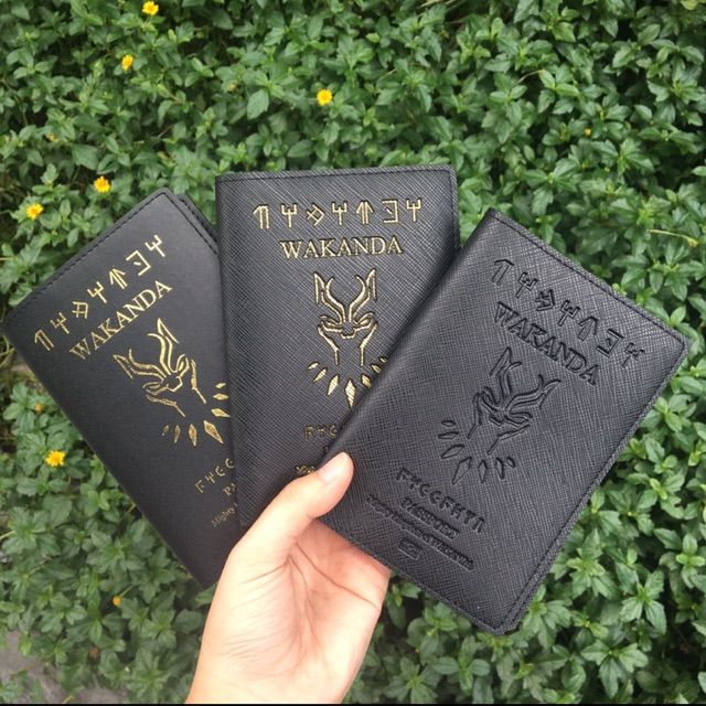 D&G กระเป๋าใบใหญ่ กระเป๋าเดินทาง ปกพาสปอร์ตวากันด้า (wakanda passport ...