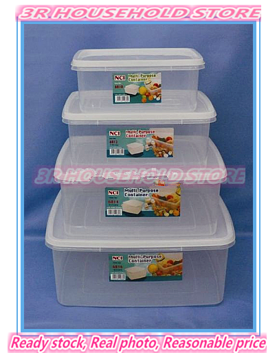NCI 6810 / 6812 / 6814/ 6816 Multi-Purpose Container / Rectangular Food ...