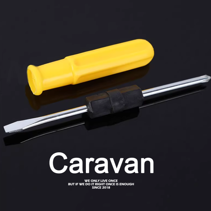 Caravan crew Two-way screwdriver ปากแบน ปากแฉก ไขควงอย่างดี | Lazada.co.th
