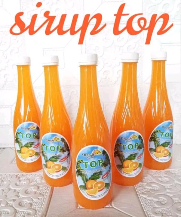 1 KARTON 1 duss isi 12 botol Sirup Rasa Jeruk TOP squas 630ml SIROP ...