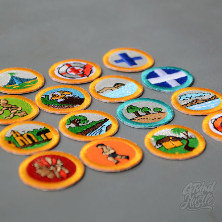 Scout Merit Badges - Computerized Embroidered Patches (Strong adhesive ...