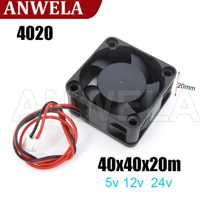 ANWELA1 Shop 2PIN Dc 40mm Cooling 3D Printer Fan 40x40x20mm Cooler 24V ...