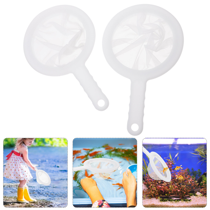 2 Pcs Telescopic Brine Shrimp Filter Child Fishing Nets Saltwater ...