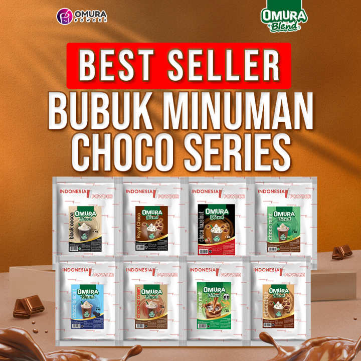 [CHOCO SERIES] OMURA POWDER Bubuk Minuman Premium Mix Gula Rasa ...