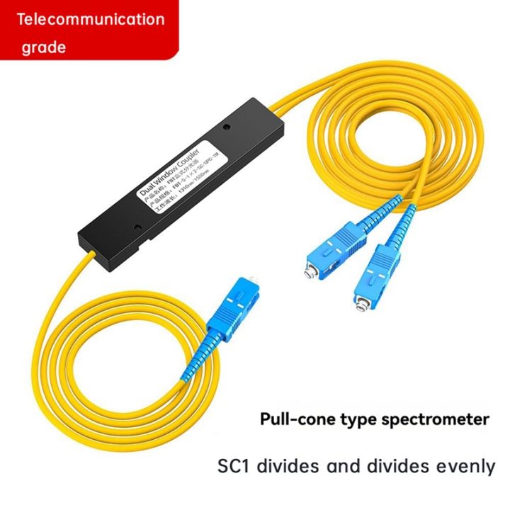 SC/UPC 1/2 Fiber Optical Splitter Dual Window Coupler Fiber Optic ...