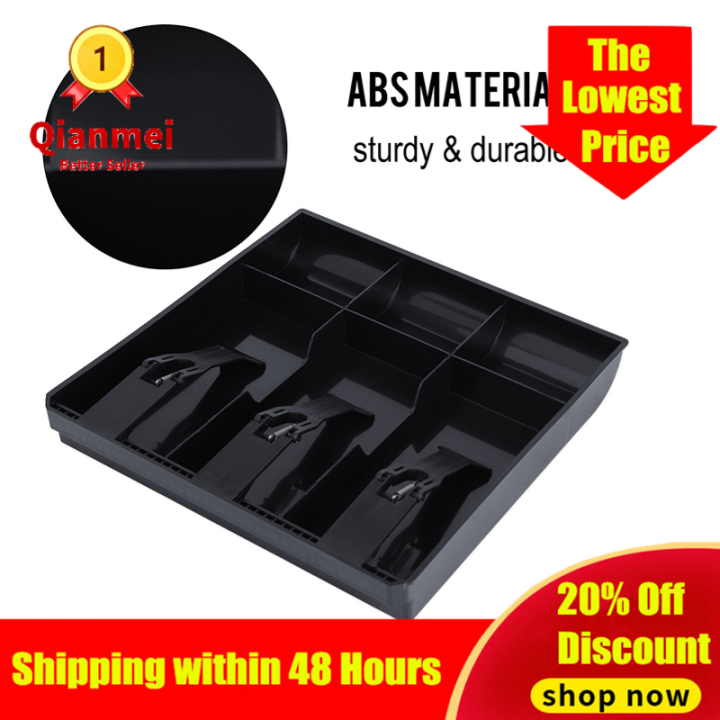 qianmei Cash Drawer Register Insert Tray Replacement 3 Bills 3 Coins ...