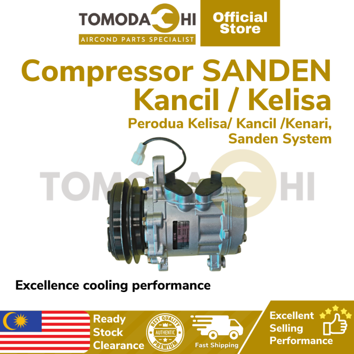 TOMODACHI Car Aircond Compressor SANDEN Kancil / Kelisa/ | Compressor ...