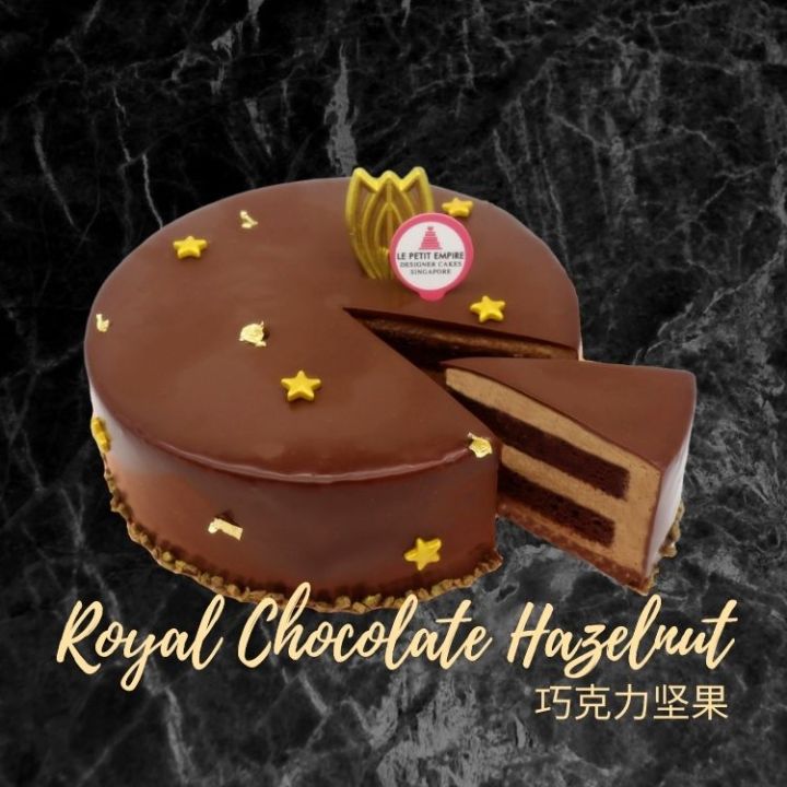 Royal Chocolate Hazelnut Crunchy Mousse Cake 皇家巧克力坚果慕斯蛋糕 Sô cô la quả ...