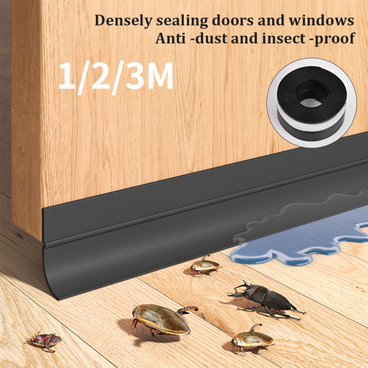 1/2/3m Multifunctional Silicone Door and Window Seal Strip Door Bottom ...