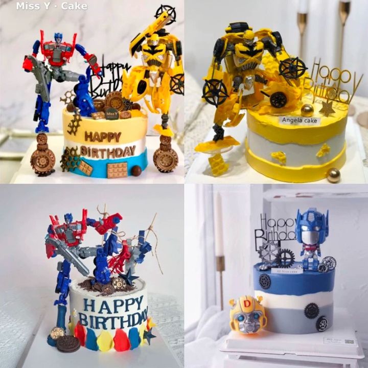 Ready Stock Transformers Toy 18cm Optimus Prime Bumblebee Robot ...