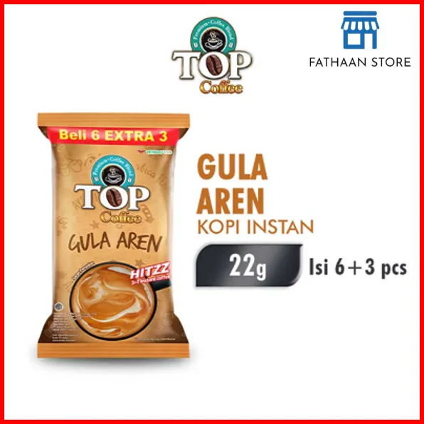 TOP Coffee Instant Gula Aren 9 x 22 Gram | Lazada Indonesia