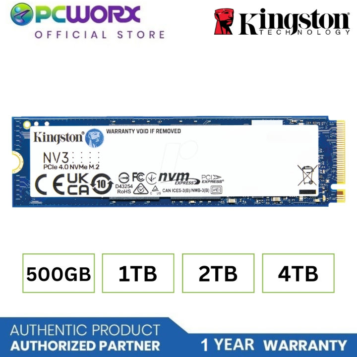 Kingston SNV3S NV3 M.2 x4 2280 NVME PCIe 4.0 x4 Solid State Drive ...